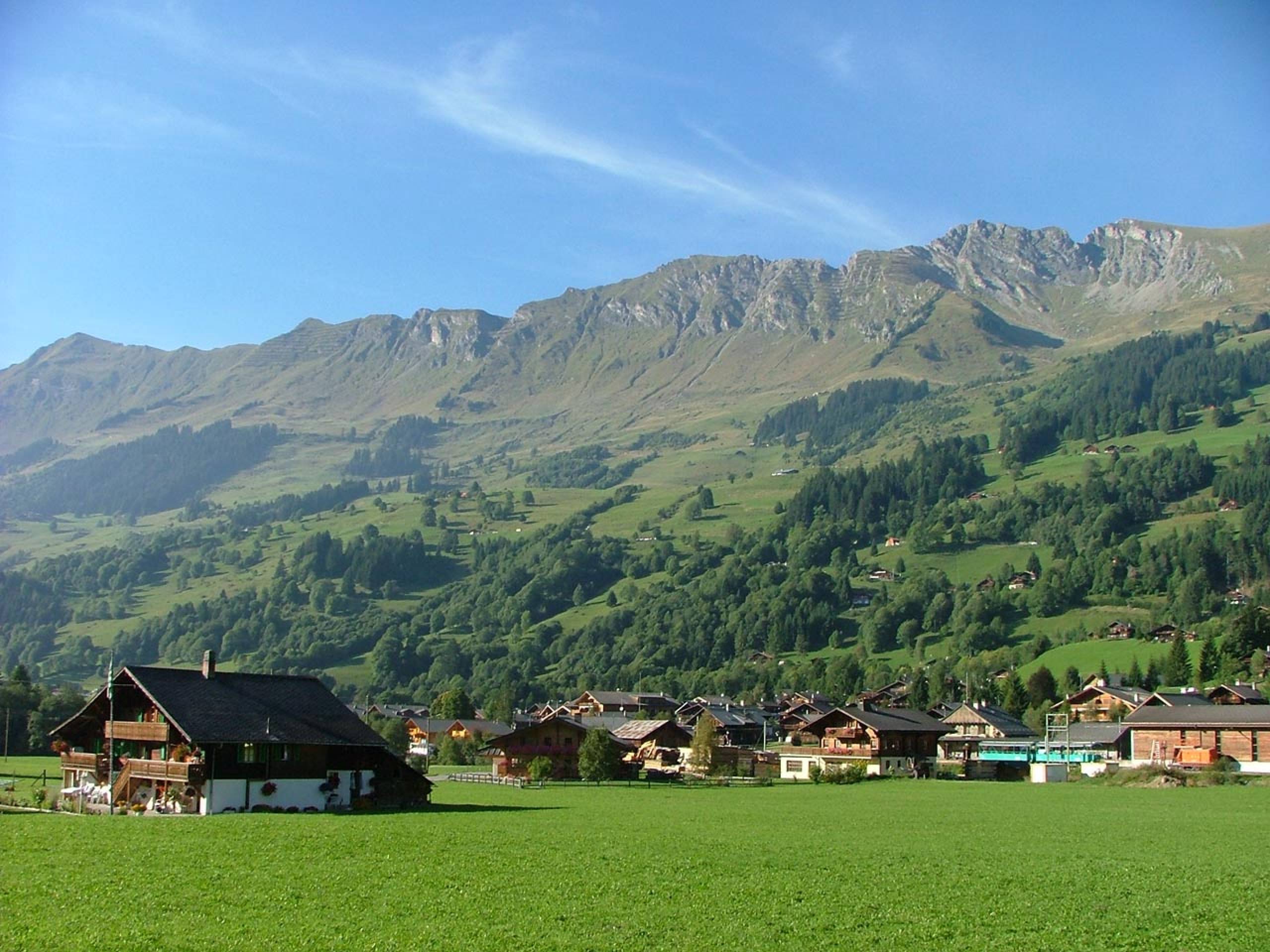 Les Diablerets, Region Jeziora Genewskiego, Szwajcaria,...